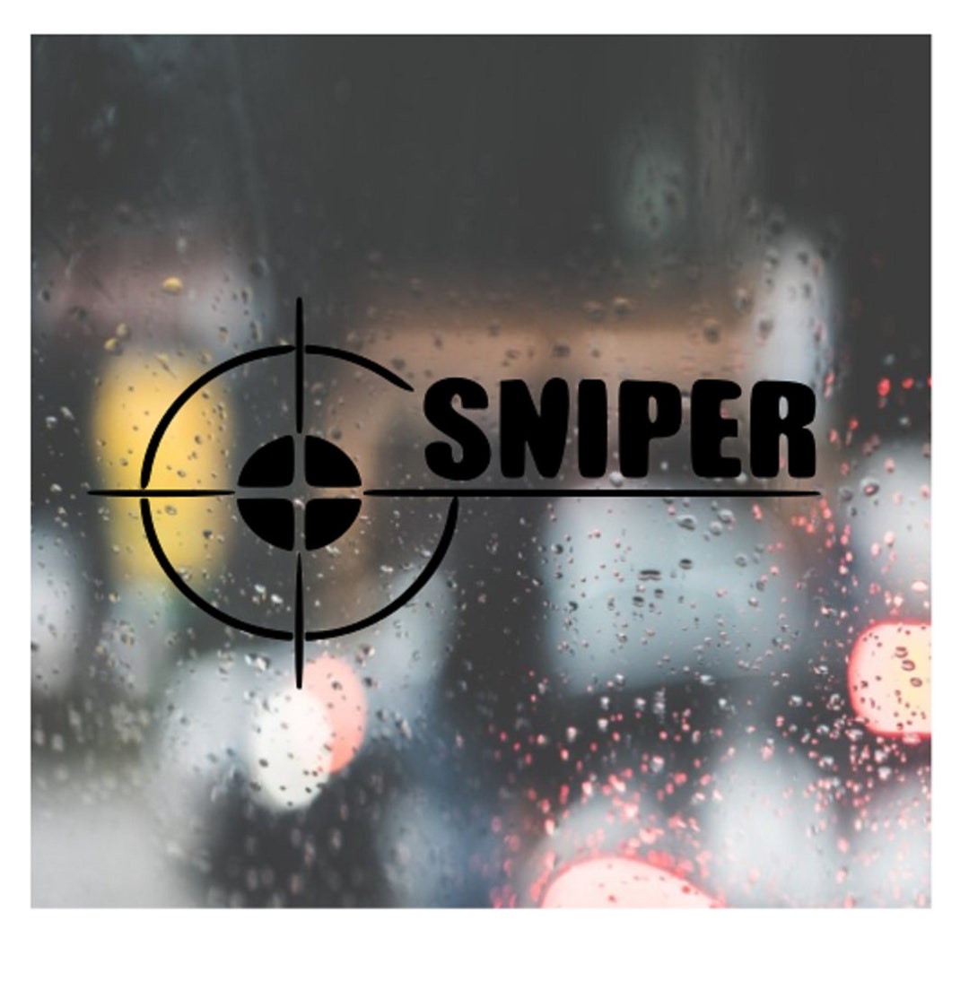 Custom Decal Sniper Crosshairs / Vinyl Sticker Decal for Car, Truck ...