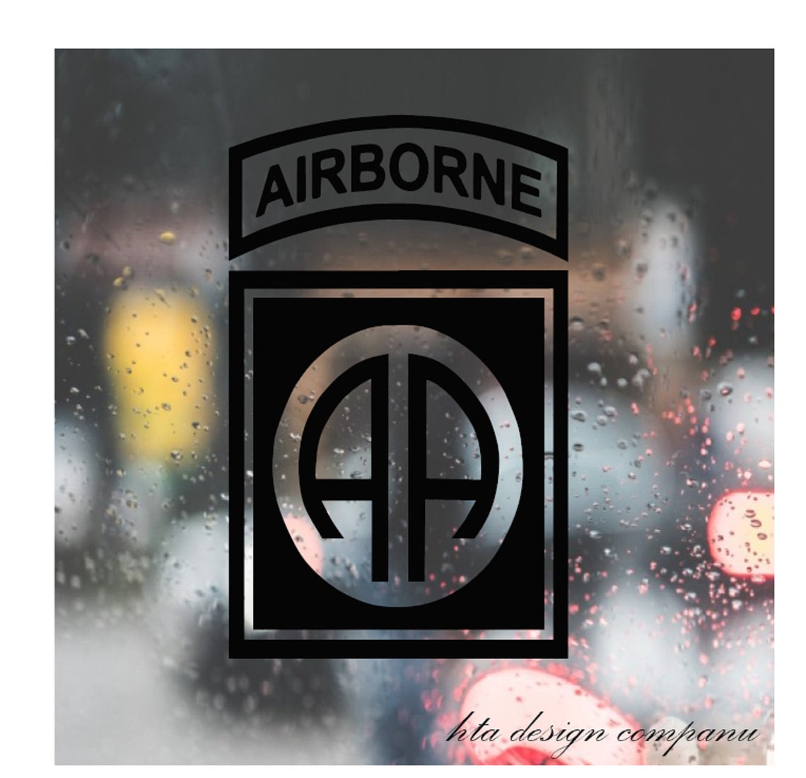 Decal for Airborne Patch Vinyl Sticker Decal for Car Truck - Etsy