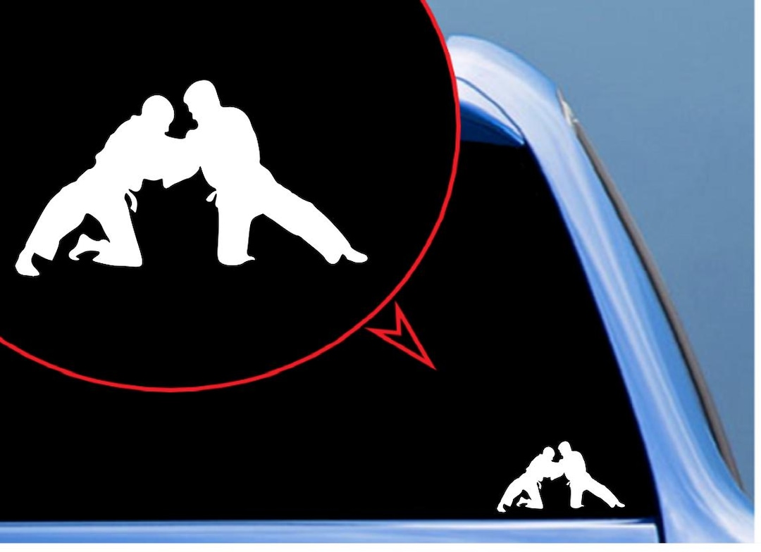 Jitsu MMA Vinyl Sticker Decal for Car, Truck, Window, Bumper Decal for ...