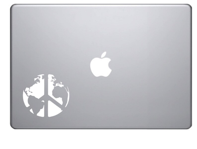 World Peace Earth Vinyl Decal, Car, Laptop, Home Decor - Etsy