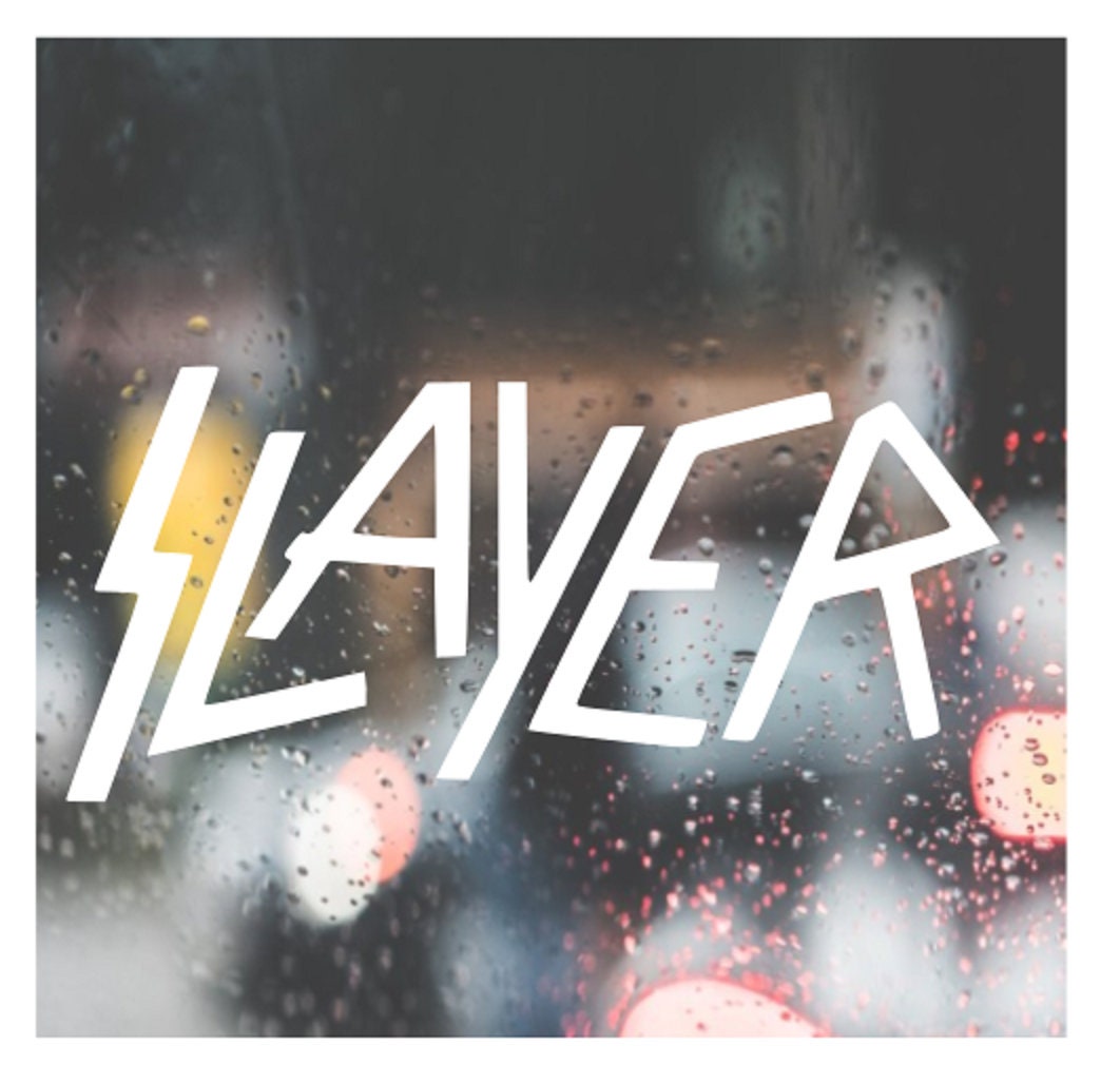 Custom Decal SLAYER / Vinyl Sticker Decal for Car, Truck, Window ...