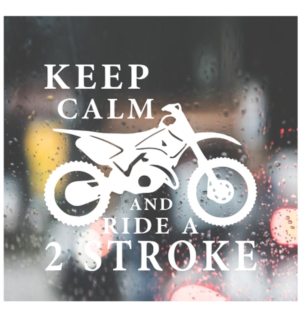Keep Calm And Ride On Motocross