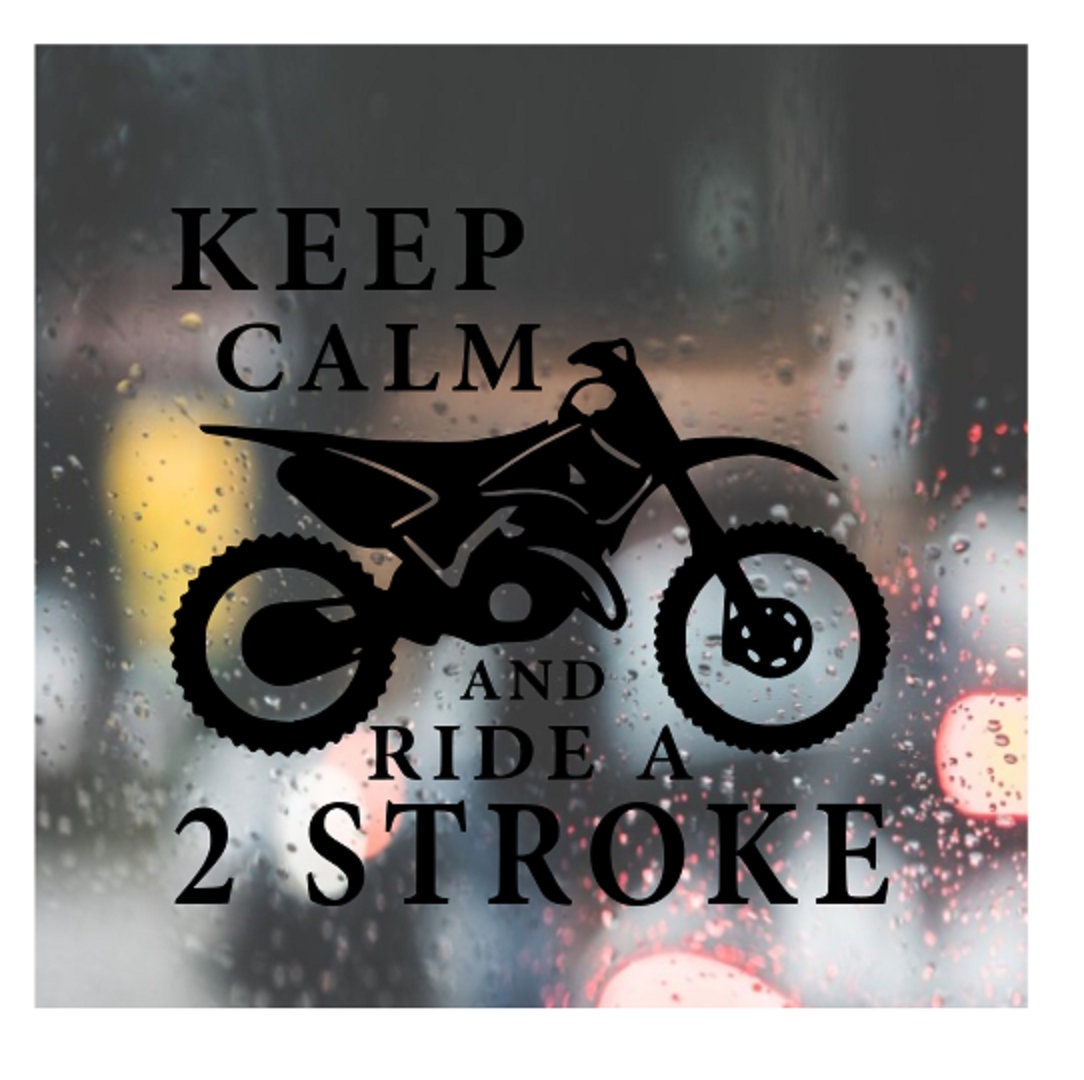 Keep Calm And Ride On Motocross