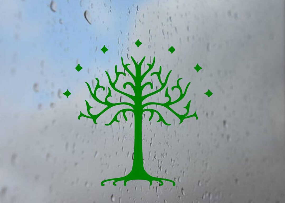 Tree of Gondor Vinyl Sticker Decal for Car, Truck, Window, Bumper Decal ...