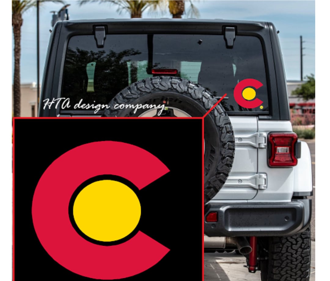 Decal for Colorado C Logo Vinyl Sticker Decal for Car, Truck, Window ...