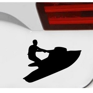 Wave Runner Jetski Vinyl Sticker Decal for Car, Truck, Window, Bumper ...