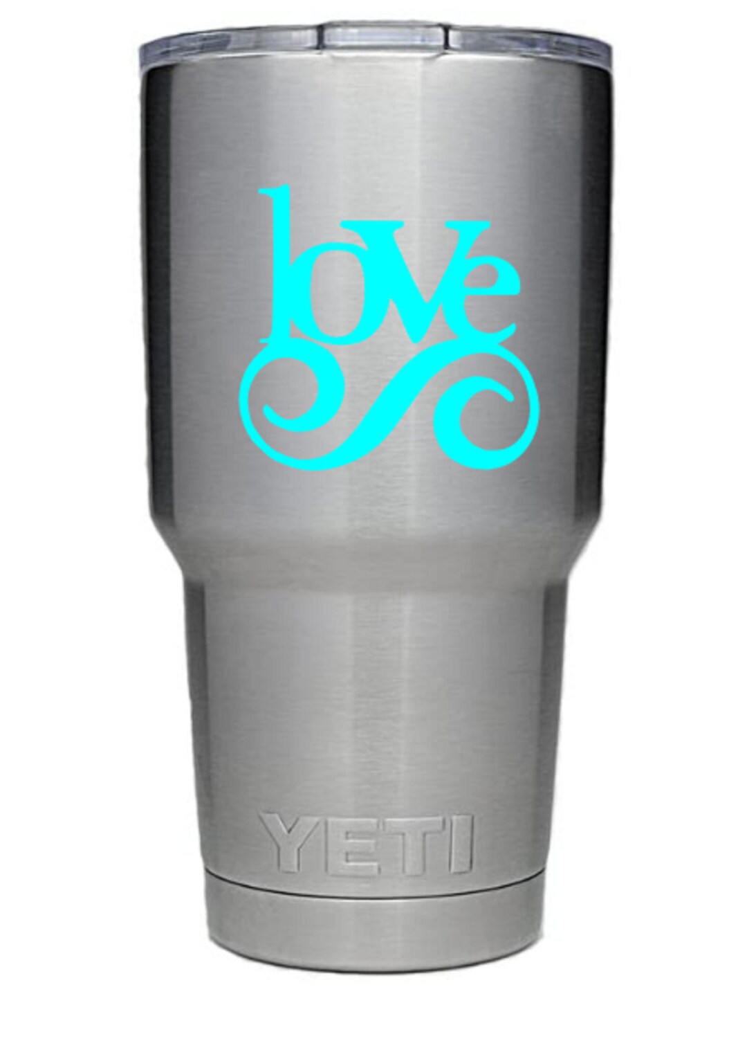 The Word Love on a Scroll Vinyl Sticker Decal for Car, Truck, Window ...