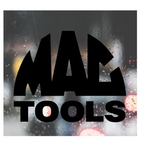Custom Decal MAC Tools Logo Vinyl Sticker Decal for Car, Truck, Window ...