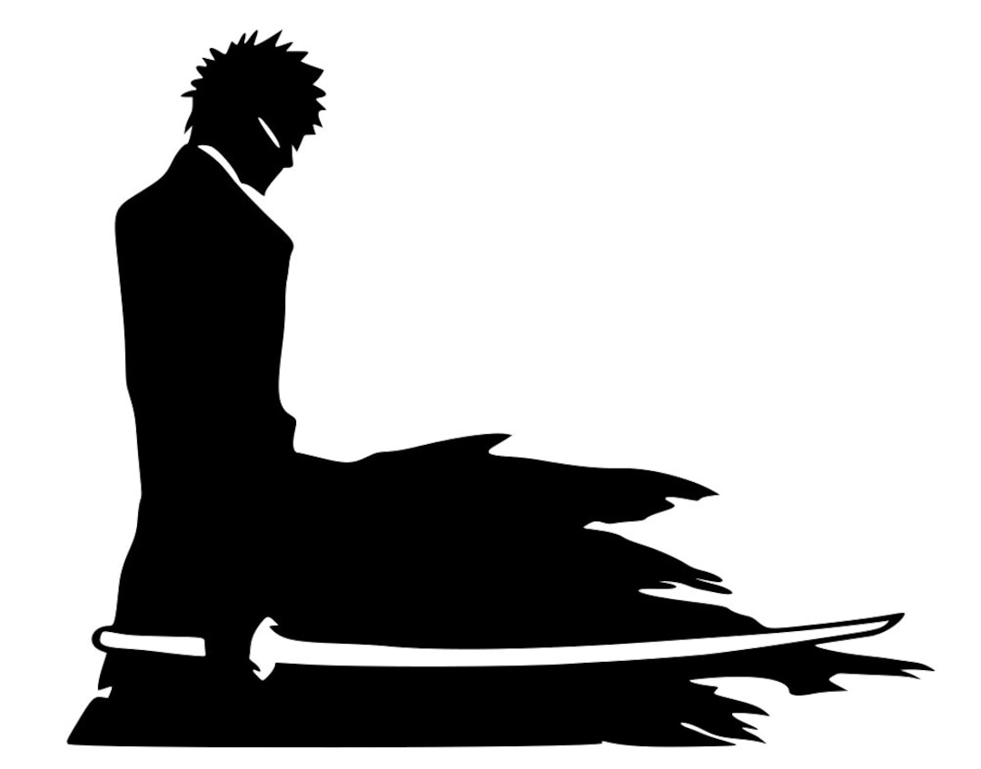Bleach Ichigo Knife Vinyl Sticker Decal for Car, Truck, Window, Bumper ...