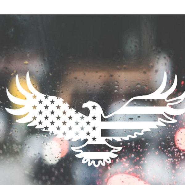 Flying Eagle Truck Decal - Etsy