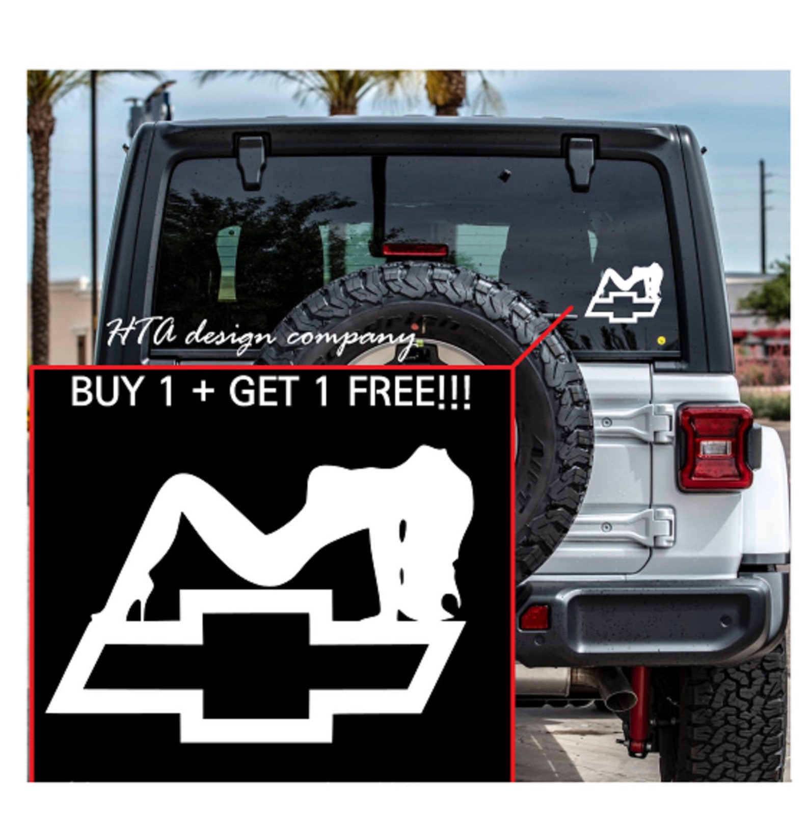 Buy 1 Get 1 Free Decal For Chevy Sexy Woman Vinyl Sticker Etsy