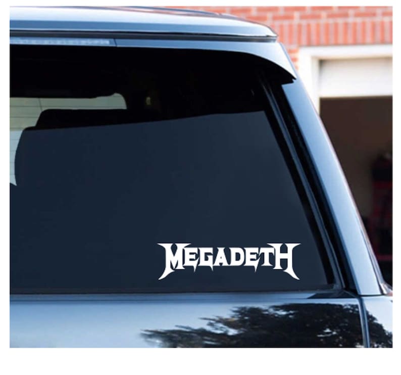 Custom Decal Megadeth / Vinyl Sticker Decal for Car Truck - Etsy