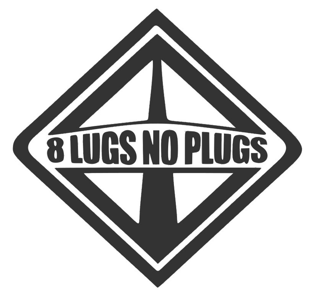 Lugs No Plugs Vinyl Sticker Decal for Car, Truck, Window, Bumper Decal ...