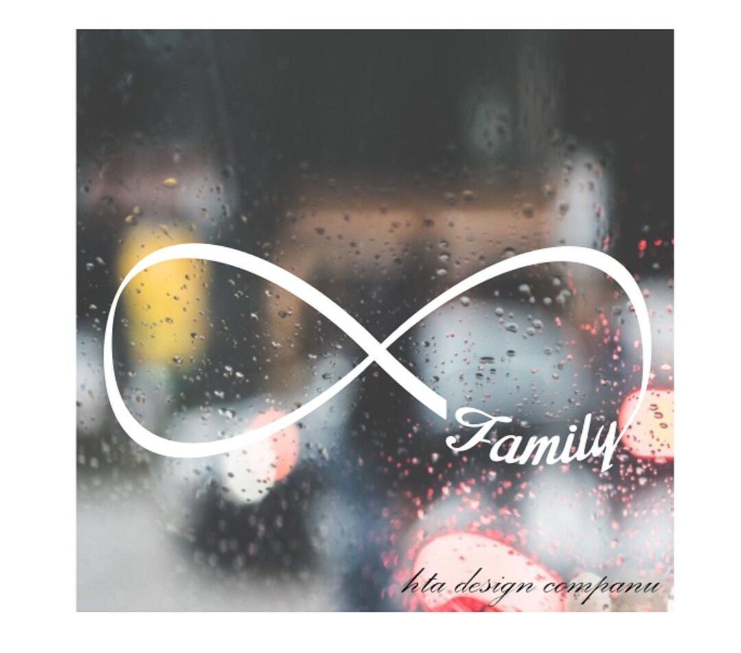 Decal for Family Forever, Infinity Vinyl Sticker Decal for Car, Truck ...