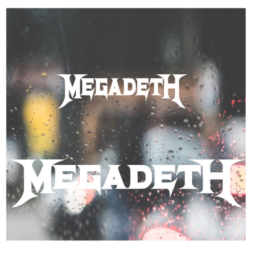 Custom Decal Megadeth / Vinyl Sticker Decal for Car, Truck, Window ...