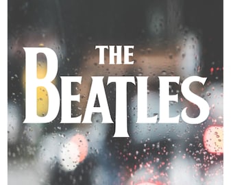 Beatles Car Window Decal - Etsy
