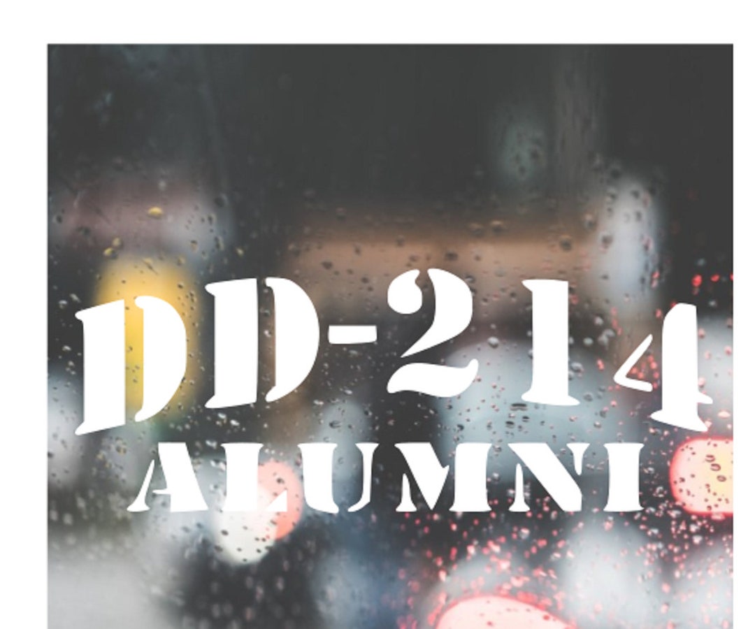Decal for DD-214 Alumni Vinyl Sticker Decal for Car, Truck, Window ...