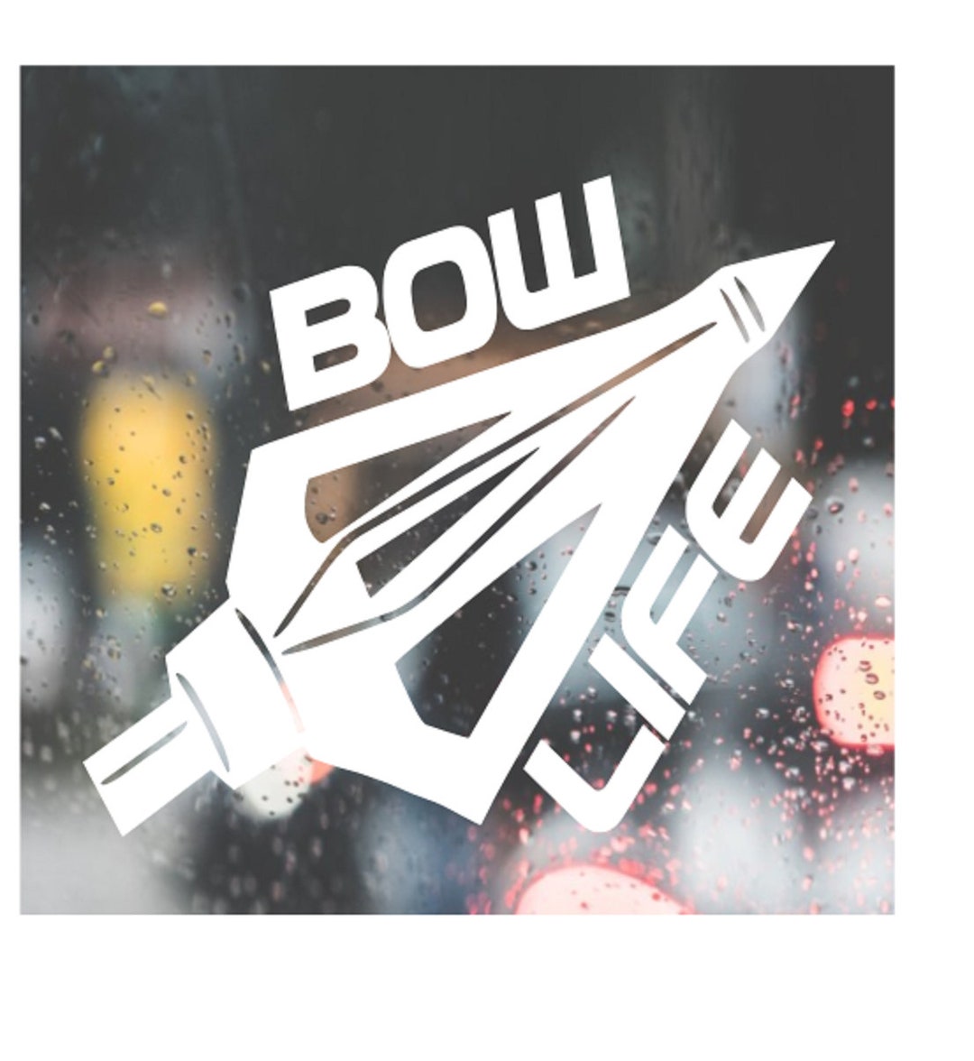 Custom Decal BOW LIFE Hunting Compound Recurve Long Crossbow Archery ...