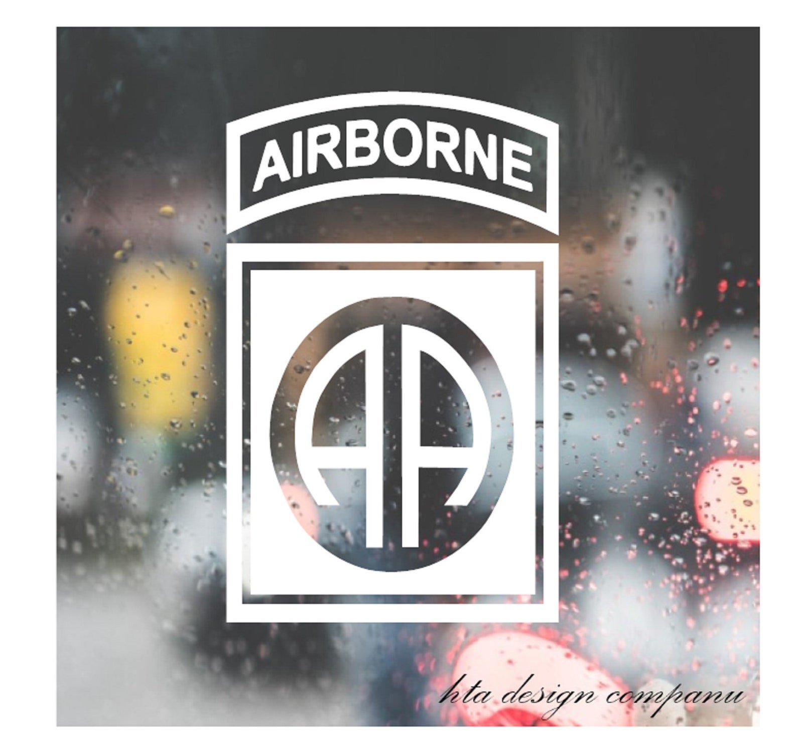 Decal for Airborne Patch Vinyl Sticker Decal for Car Truck - Etsy
