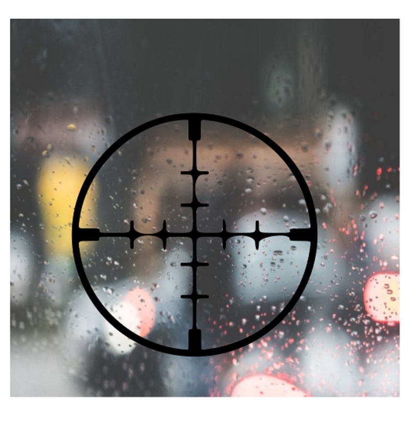 Sniper Scope Crosshairs Decal, Oracle Vinyl Sticker - Etsy