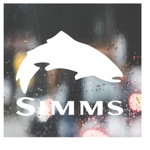 Custom Decal Simms Fishing # 2 / Vinyl Sticker Decal for Car, Truck ...