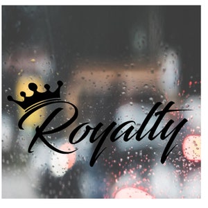 Custom Decal Royalty Decal, Crown / Vinyl Sticker Decal for Car, Truck ...