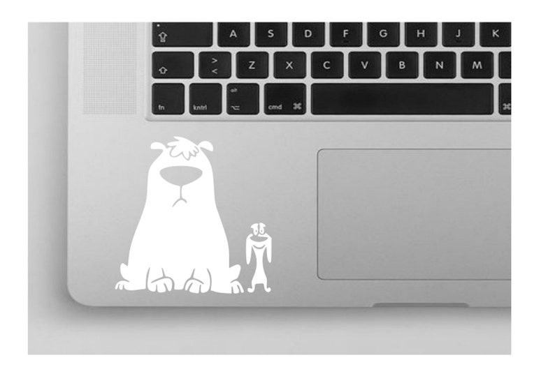 Two Stupid Dogs Vinyl Decal Sticker, Laptop, Car, Window - Etsy