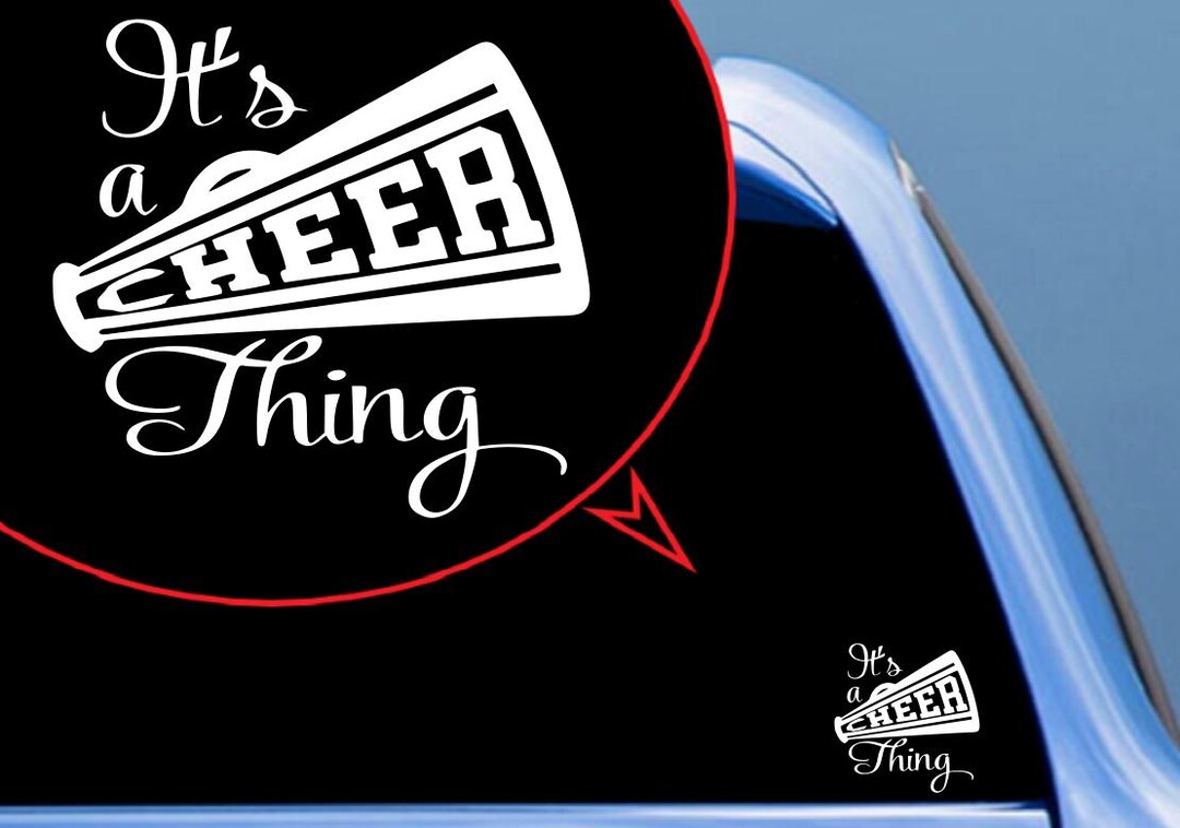 It's A Cheer Thing Vinyl Decal Sticker - Etsy