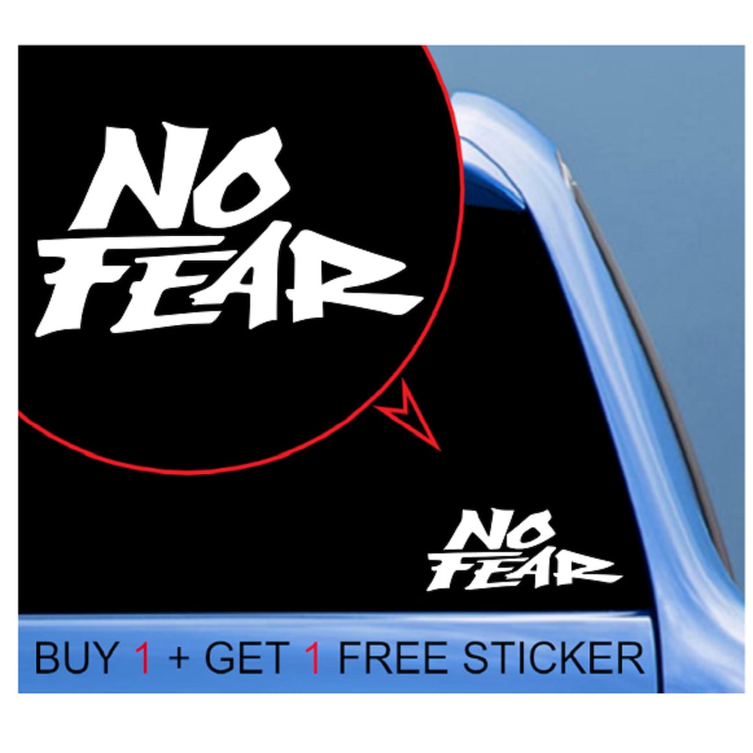 Custom Decal NO FEAR Vinyl Sticker Decal for Car Truck - Etsy