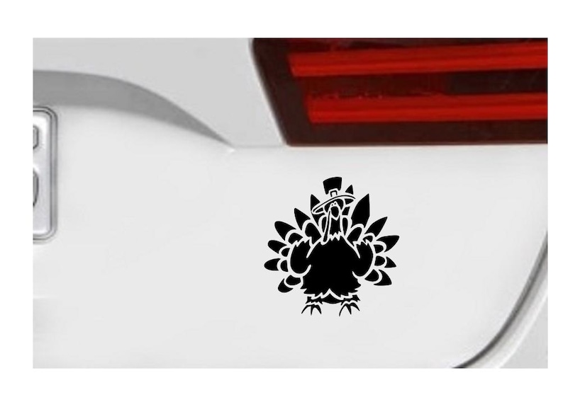 Turkey Vinyl Sticker Decal for Car, Truck, Window, Bumper Decal for ...
