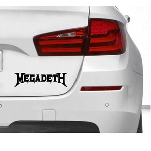 Custom Decal Megadeth / Vinyl Sticker Decal for Car, Truck, Window ...