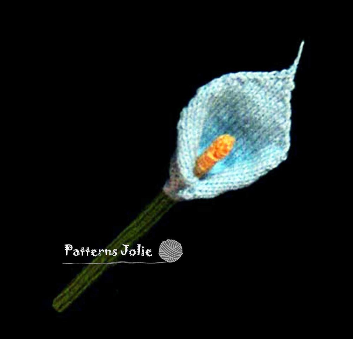 Flower Calla Lily - Knitting Pattern Great for Homedeco or Gifts - Etsy