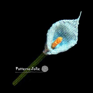 Flower Calla Lily - Knitting Pattern Great for Homedeco or Gifts - Etsy