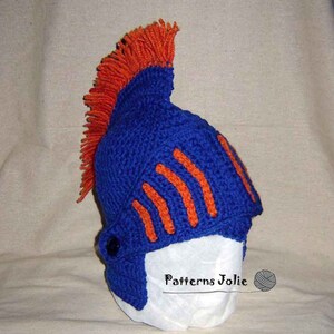 Crochet Roman Knight Helmet Pattern, Visor, 6 Sizes (PDF Pattern) - Etsy