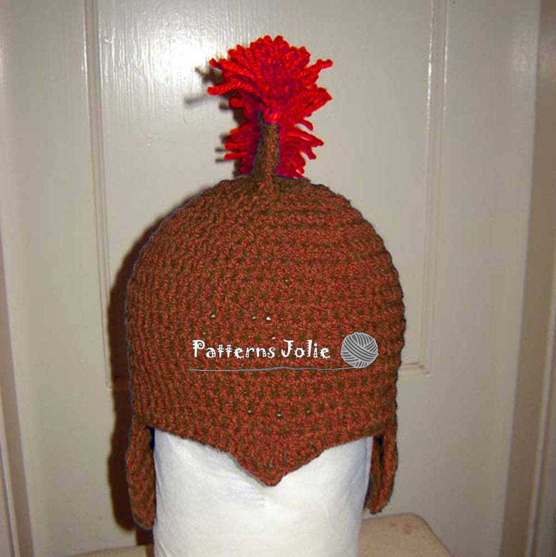 Roman Soldier Helmet Crochet Pattern 6 Sizes Toddler-adult a | Etsy