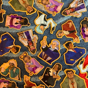 Ace Attorney Sticker Pack, 11 Piece Waterproof Vinyl Mini Stickers - Etsy