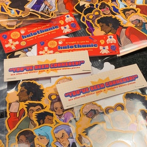 Ace Attorney Sticker Pack, 11 Piece Waterproof Vinyl Mini Stickers - Etsy