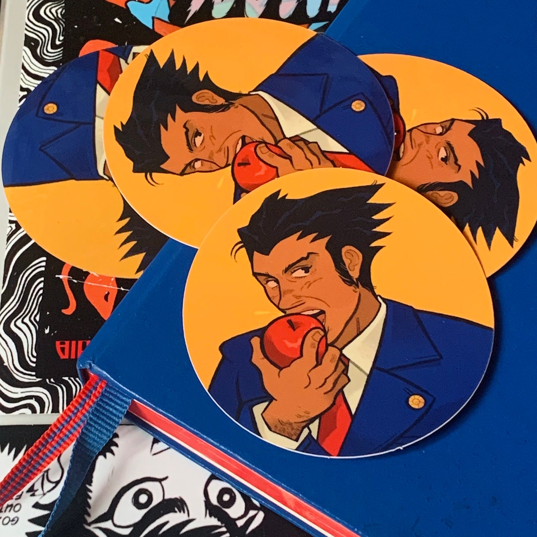 Phoenix Wright: Apple Enjoyer Vinyl Sticker - Etsy