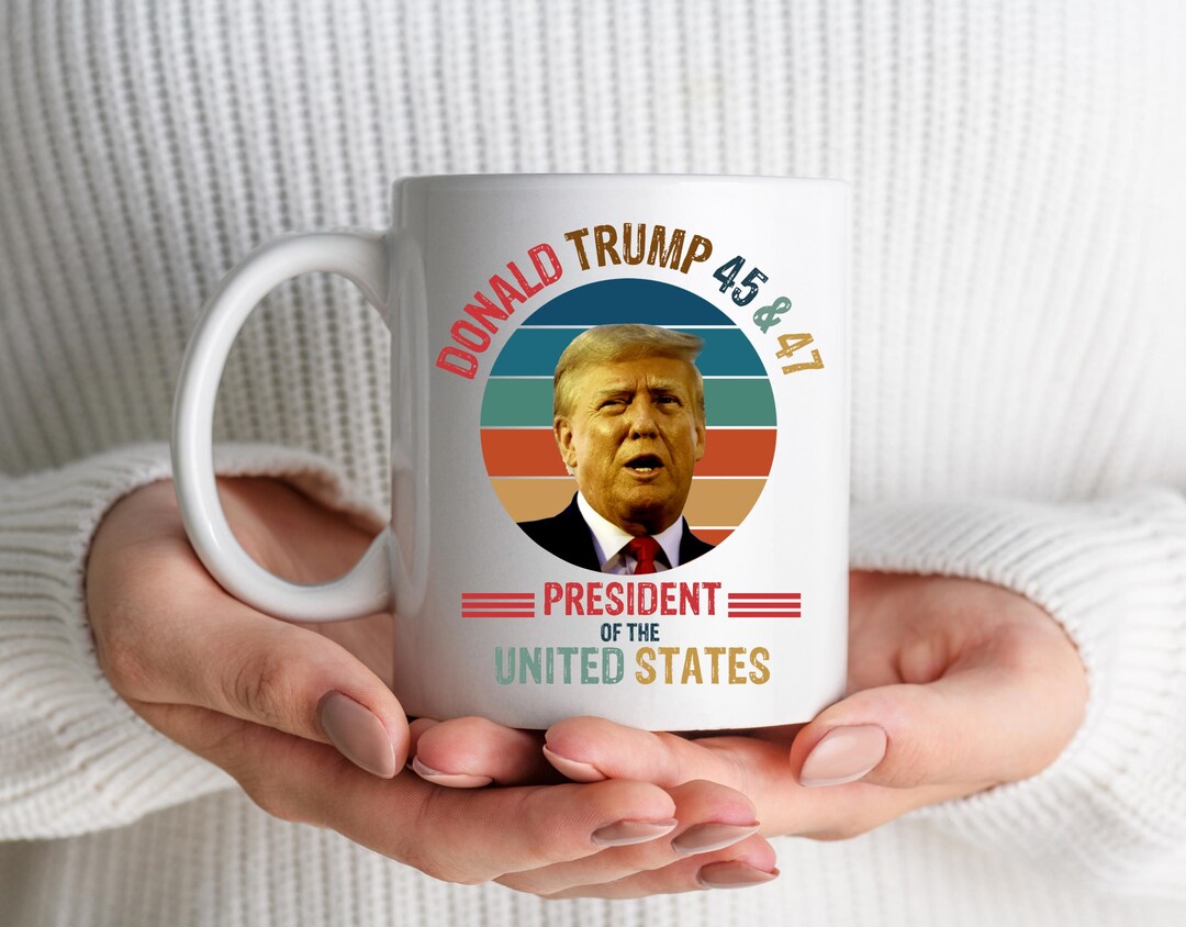 President Trump Mug, Inauguration Day Gifts, 2024 Election Result ...