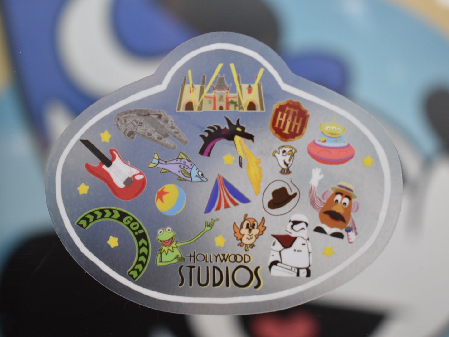 Hollywood Studios Sticker Disney Sticker Disney Nametag | Etsy