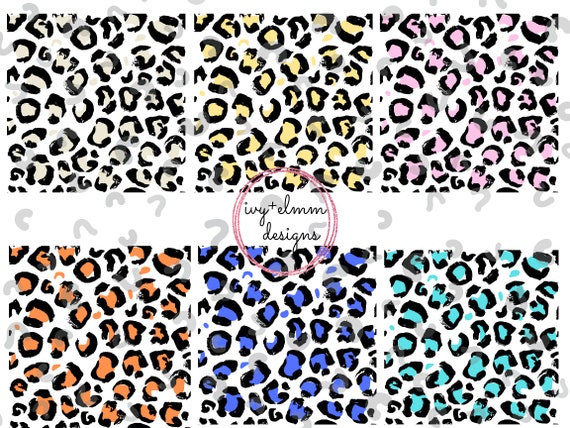 Leopard Print PNG SVG Download 6 Instant Downloads - Etsy