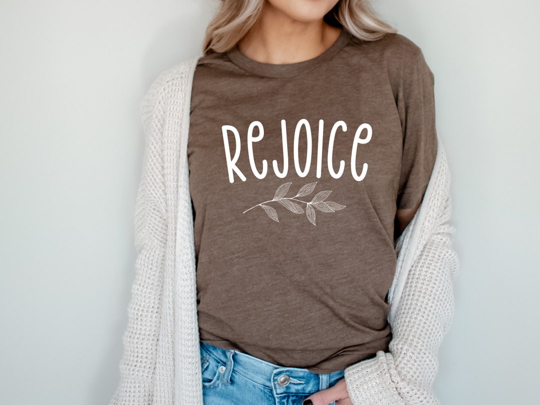 Rejoice Svg for Cricut Cut Files Svg Quote Easter Shirt Svg Christian ...