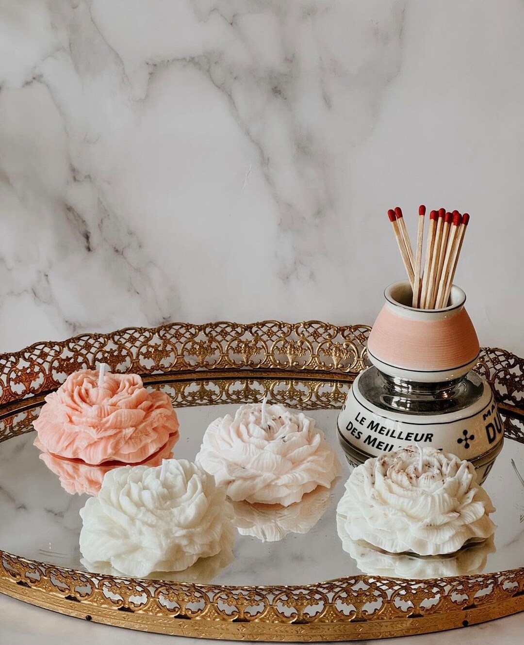 The Matriarch's Hand Poured Rose Candle - Etsy