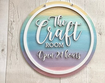 Craft Room Sign - Etsy UK