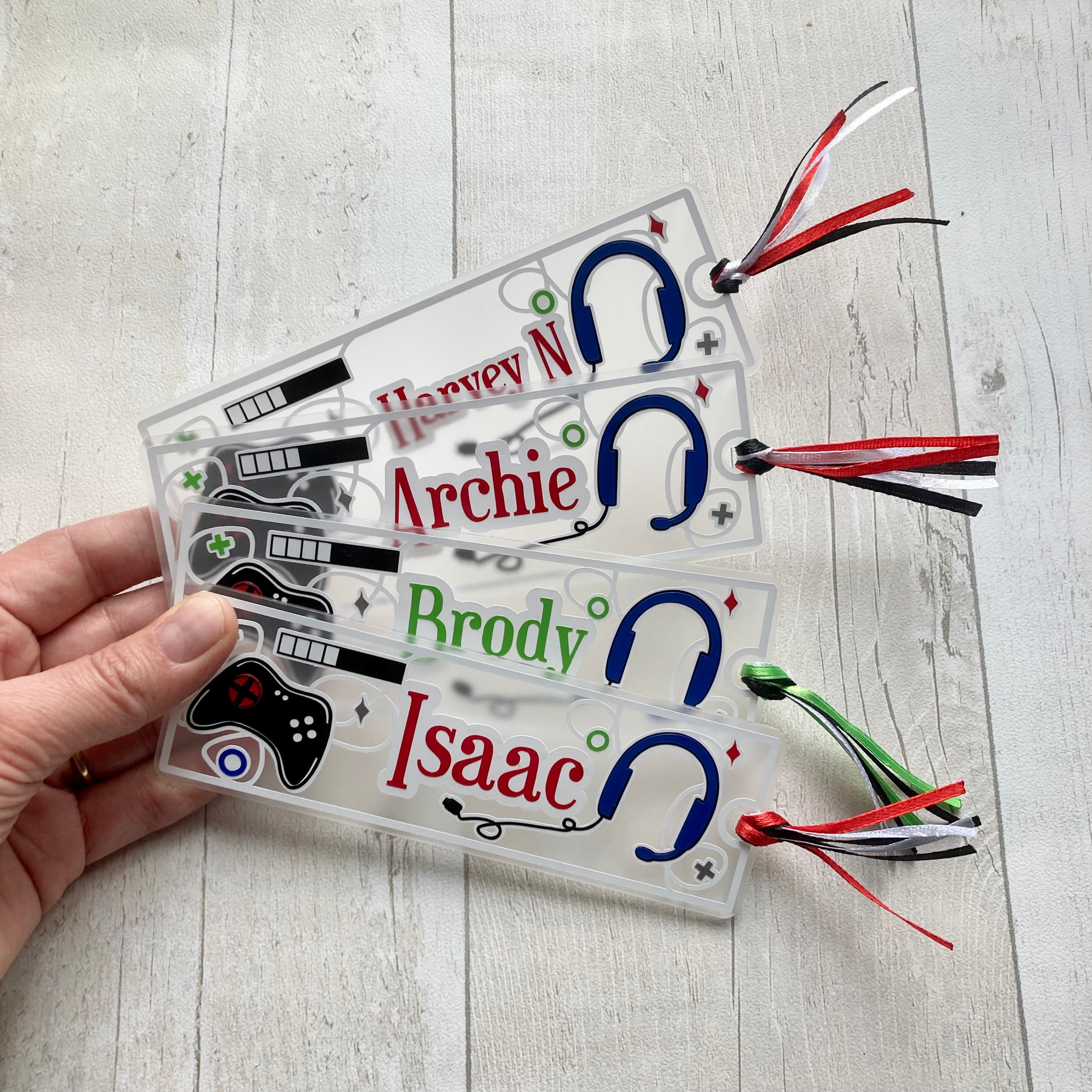 Gaming Personalised Bookmark, Computer Game Gift, Gamer Bookmark - Etsy UK