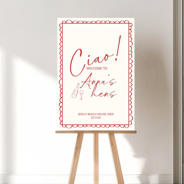 Italian Welcome Sign - Etsy