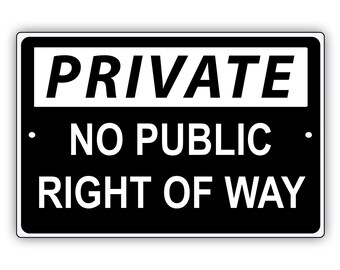 Private Road Sign | Etsy