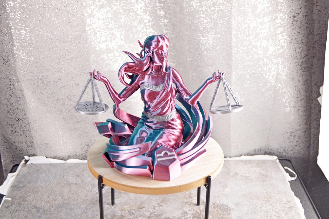 3D Printed Libra Statue, Libra Decor Items, Virgo Figurine, Virgo Gifts ...