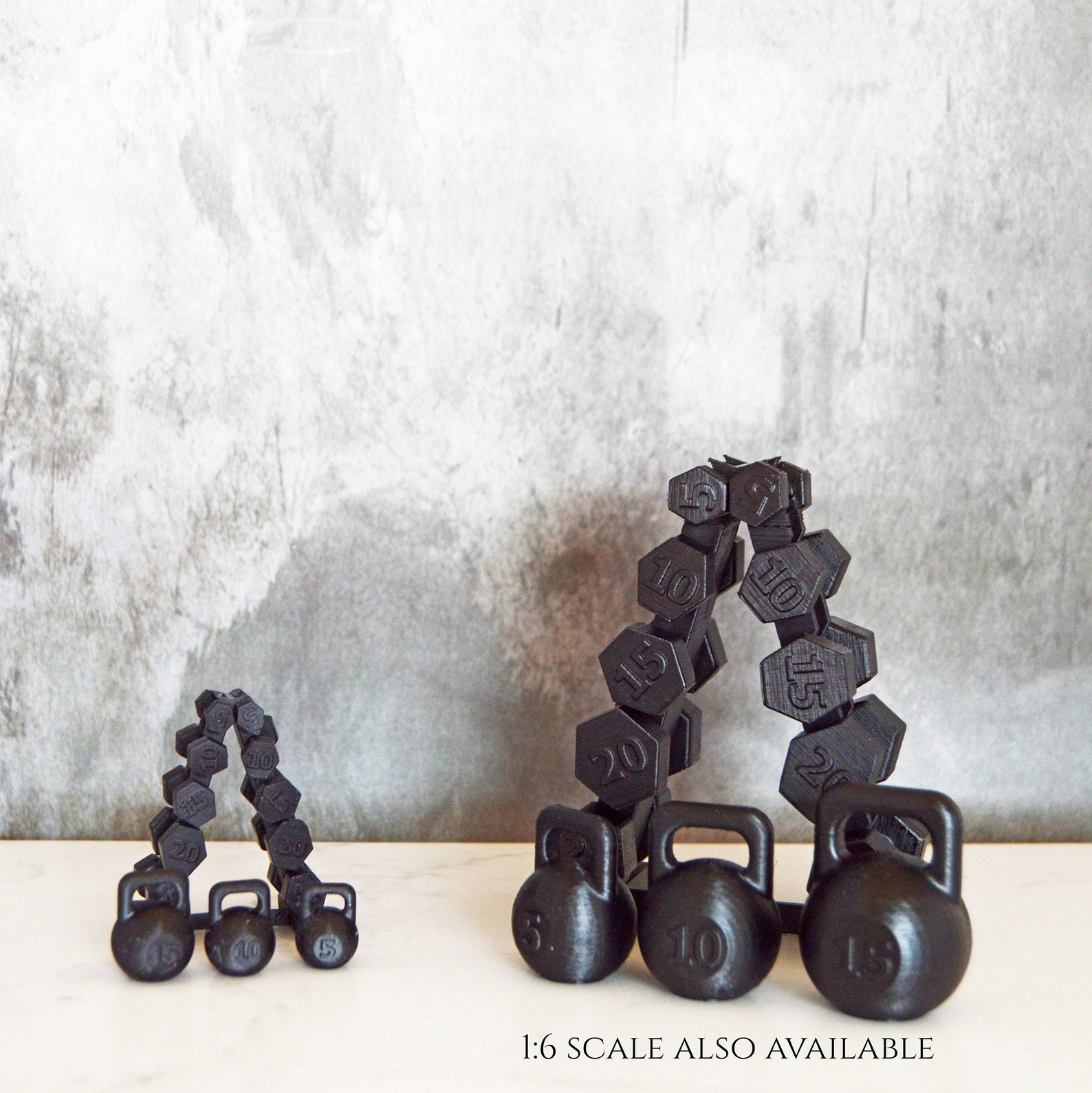 1 12 Scale Weights Mini Dumbbells Set Mini Weights 1 12 - Etsy