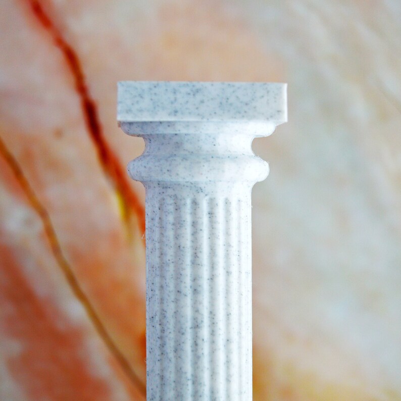 Cake Pillars Greek Pillar Miniature Greek Column Dollhouse - Etsy
